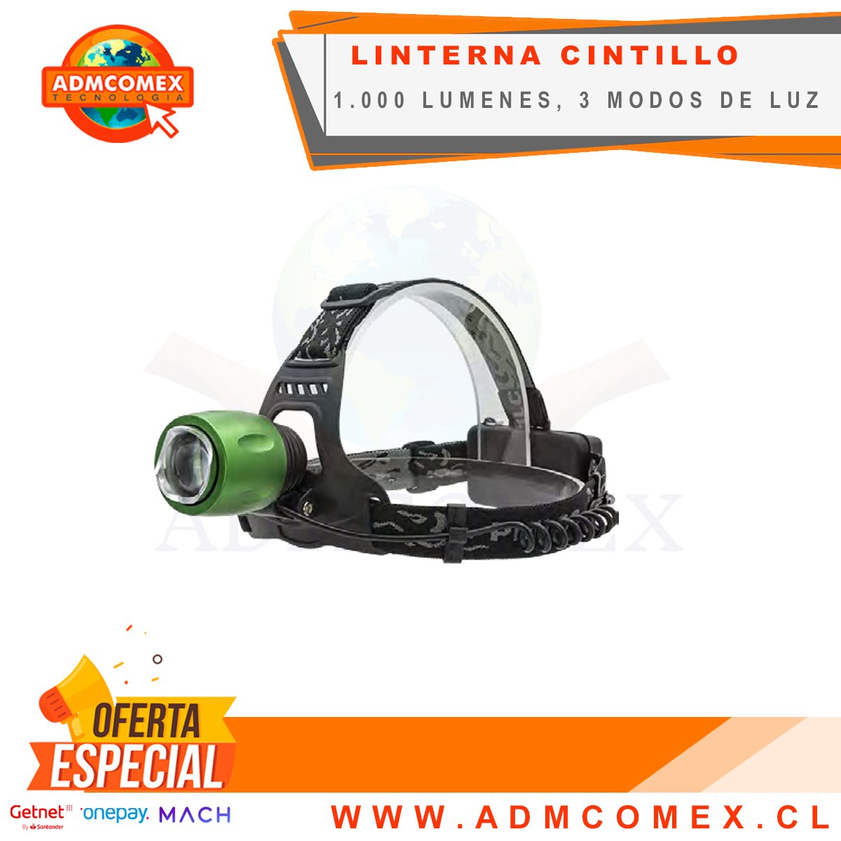 LINTERNA LED CINTILLO PHILCO - Admcomex